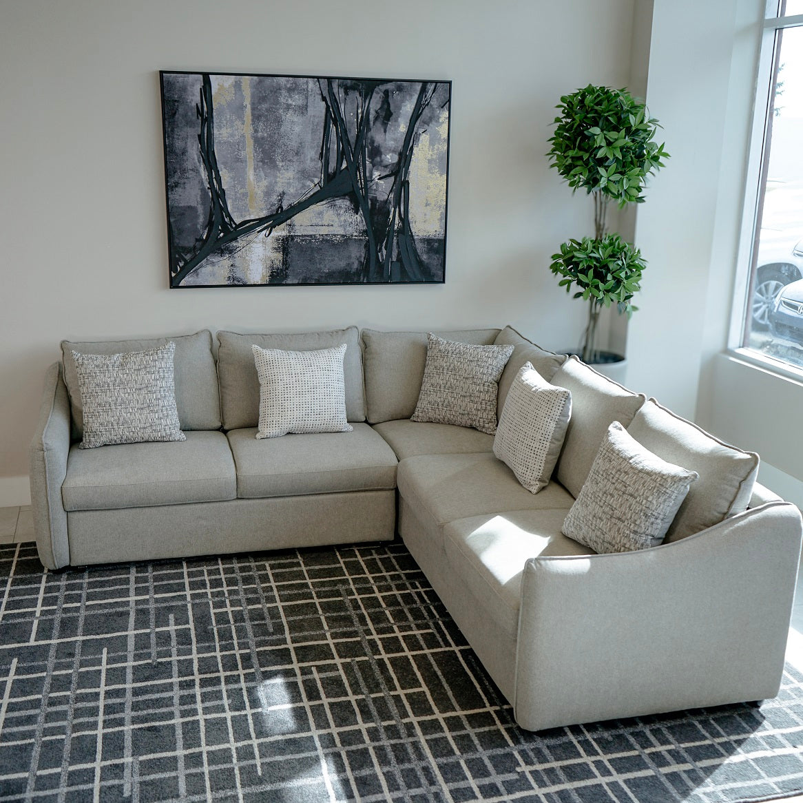 Mila Pull Out Sectional 3 Piece Fair Deal Furniture